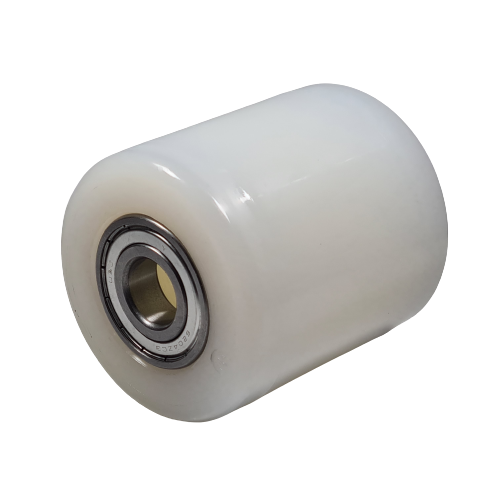 D82x90mm White Nylon Load Roller - D20mm bearings | Pallet Truck Wheels ...